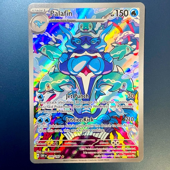 Pokemon | Other | Palafin Illustration Full Art Rare 2097 Pokmon Tcg ...